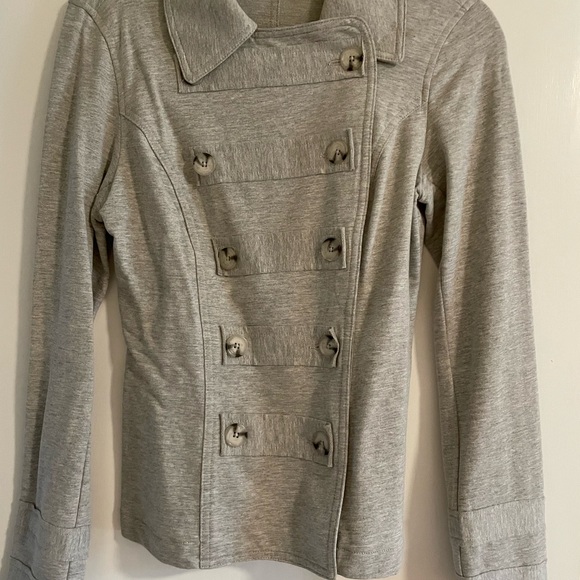 CAbi | Jackets & Coats | Cabi Gray Knit Jacket | Poshmark